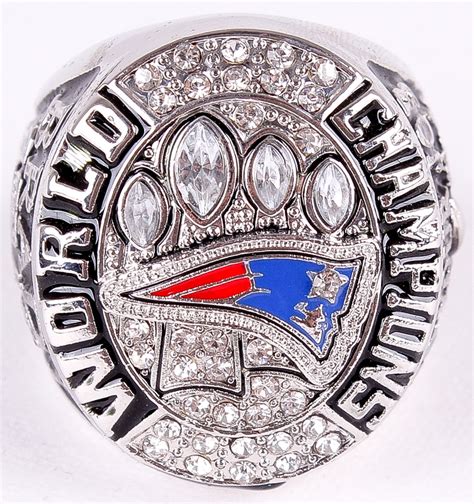 Tom Brady 2015 New England Patriots Super Bowl Championship Replica Ring Pristine Auction