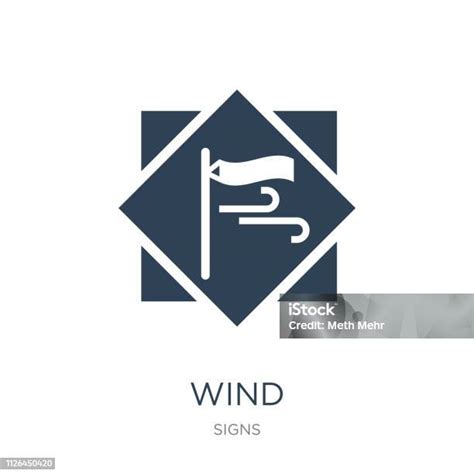 흰색 바탕에 바람 아이콘 벡터 바람 유행 가득 표지판 컬렉션 바람 벡터 일러스트 레이 션에서 아이콘 0명에 대한 스톡 벡터 아트 및 기타 이미지 Istock