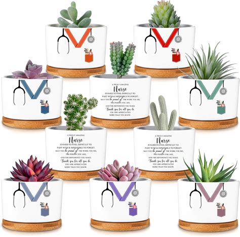 Tiangrid Nurse Appreciation Ts For Women Mini Succulent