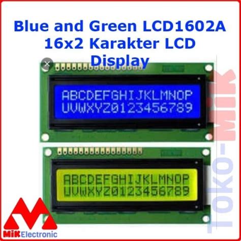 Jual LCD Display 1602 LCD1602 2x16 16x2 16 2 16 X 2 16 2 LCD1602A Biru Jakarta Barat