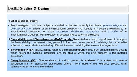 BABE Study Designes Pptx