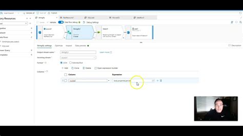 Adf Stringify Data Flow Transformation Youtube