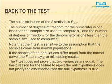 Hypothesis Testing Assignment Help Ppt