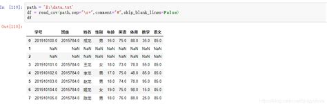 Python Pandas Readcsv导入csv或者txtpytharm如何用read Csv参数导入txt数据集 Csdn博客