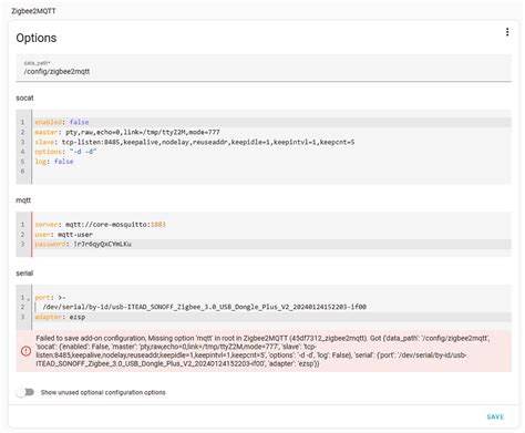 cannot configure zigbee2mqtt zigbee home assistant community