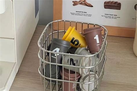 캡슐보관함·커피용품 304스텐 커피 캡슐 보관함 화장품 정리람 다용도 바스켓 2 Size 오늘의집 쇼핑