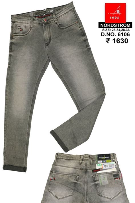 Regular Fit Plain Nordstrom Men Grey Casual Wear Denim Jeans At Rs 815piece In Ulhasnagar