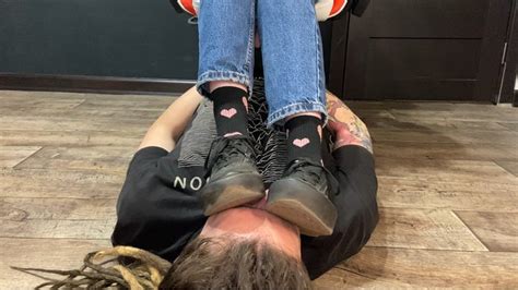 S S Face As A Footstool Under My Dirty Vans Sneakers Socks And Sweaty Bare Feet Yokai