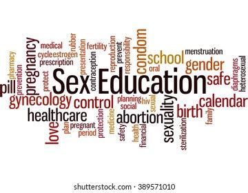 Sex Education Word Cloud Concept On Stock Illustration 389571010 Shutterstock