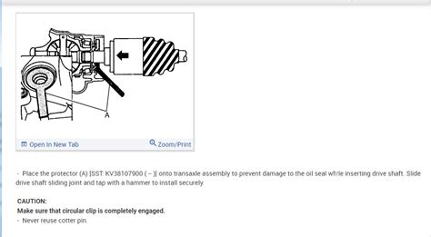 CV Axle Replacement Step By Step Instructions Needed