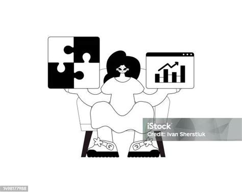 그녀의 필체에 복잡한 여자 친구와 도덕적 기능 흉터의 그래프 해적판과 달걀 흰자 실행 작품 트렌디한 스타일 벡터 일러스트레이션 검은색에 대한 스톡 벡터 아트 및 기타 이미지