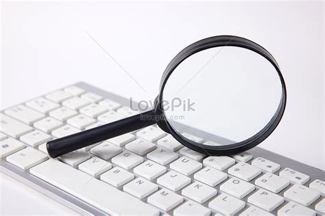 키보드의 돋보기 사진 무료 다운로드 Lovepik