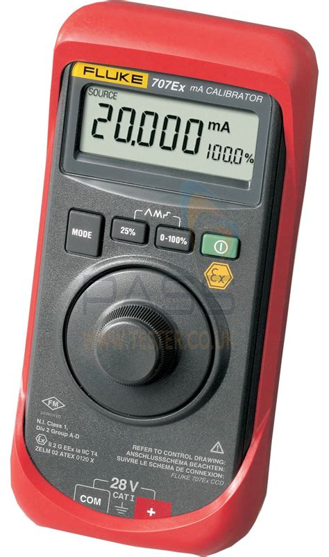 Fluke 707Ex Intrinsically Safe Loop Calibrator Measurands
