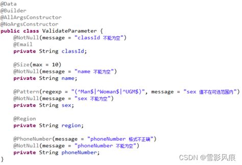 Java参数校验实践 Csdn博客