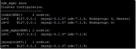 My Note On Solutions How To Installing And Testing Mysql Ndb Cluster On Centos Tutorial