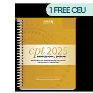 Official CPT Professional Code Book 2025 With Guidelines AAPC