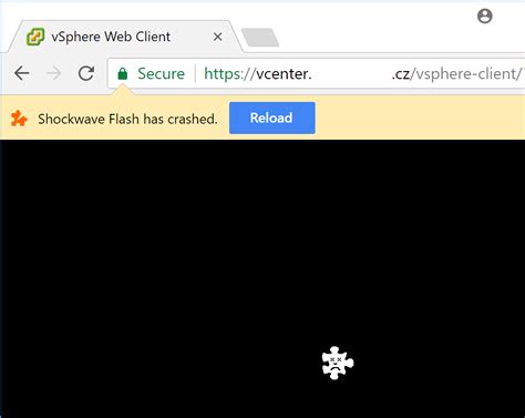 VSphere Web Client Shockwave Flash Has Crashed Tomaskalabis Com
