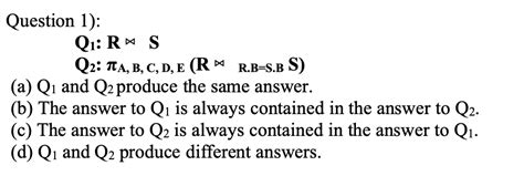 Solved Question Q RS Q πA B C D E RR B S BS a Q Chegg com