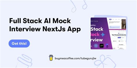 Full Stack Ai Mock Interview Nextjs App Buymeacoffee
