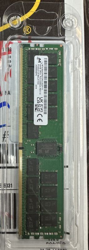 Micron 64gb Ddr5 4800 Rdimm 2rx4 Cl40 Mtc40f2046s1rc48br Original And Brand New 快思聯訊有限公司