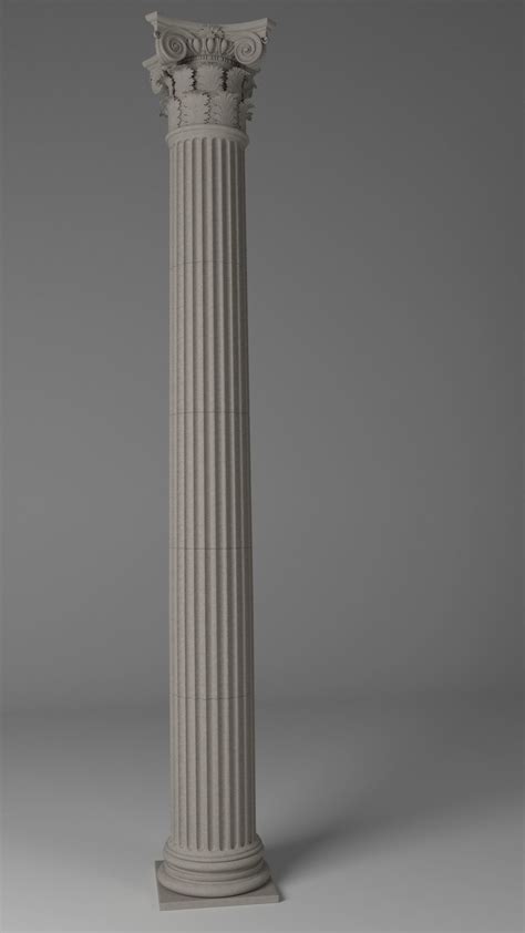 Column Composite Order 3d Model Cgtrader