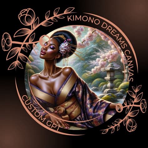 Custom DALL E GPT Push Button Art Generation Kimono Dreams Generative AI Art Etsy