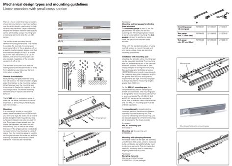 Heidenhain Absolute Sealed Linear Encoders Lc 495m Series