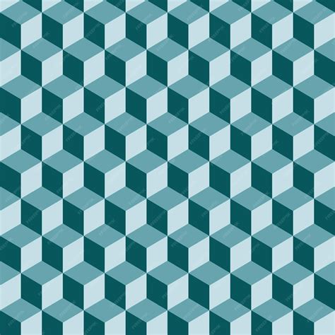Premium Vector Geometric Cube Background Vector Illustration 3d Geometric Cube Pattern