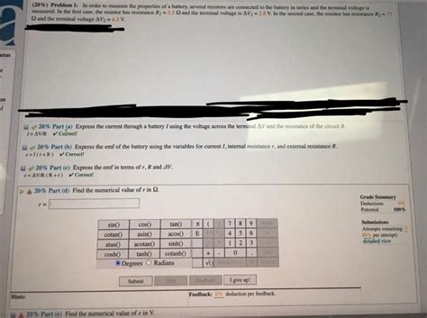 20 Problem 1 In Order To Measure The Properties