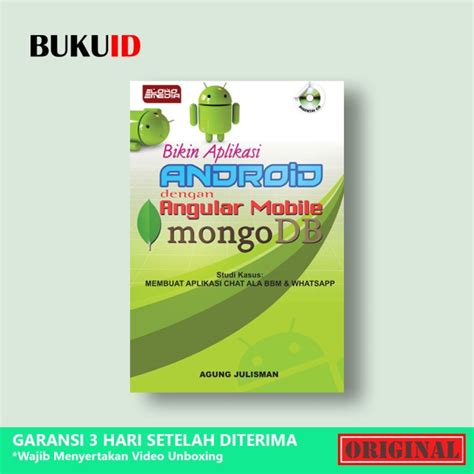 Jual Buku Bikin Aplikasi Android Dengan Angular Mobile Dan Mongodb