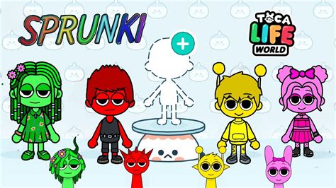 Drawing Sprunki But Human In Toca Boca Sprunki Mix Fun Time Youtube