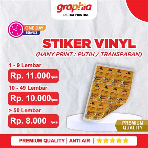 Jual Sticker Vinyl A3 Shopee Indonesia
