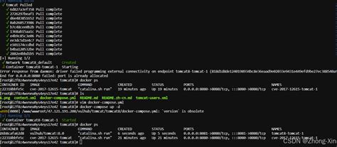 Tomcat中间件常见漏洞复现tomcat漏洞复现 Csdn博客