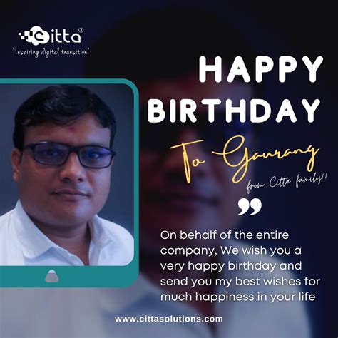 Citta On Linkedin Citta Cittasolutions Happybirthday