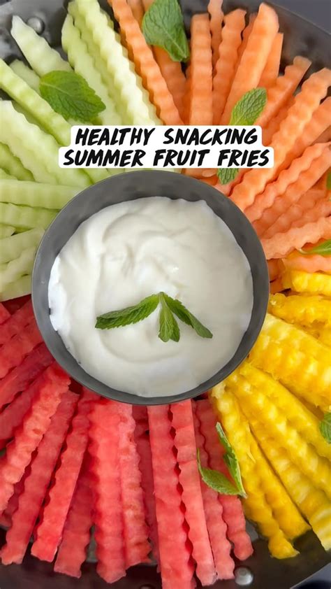 Healthy Snacking Summer Fruit Fries In 2024 Easy Summer Snacks