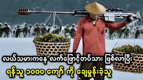 လယ်သမားဘဝ ကနေ လက်ဖြောင့်တပ်သား ဖစ်လာပြီး ရန်သူ ၁၀၀၀ ကျော် ကို ချေမှုန
