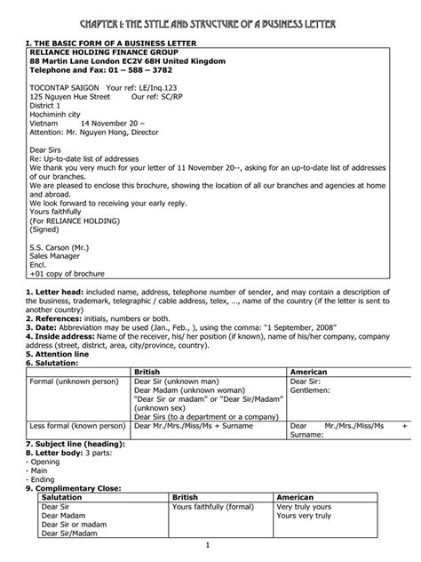 Handout 1 Structure Layout And Style Pdf Madam Linguistics