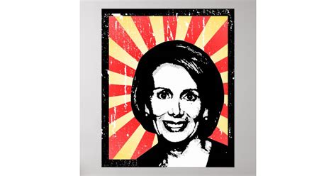 Nancy Pelosi Propaganda Poster Zazzle