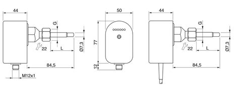 Thermal Flow Switch For Oil For Water Compact Ritm Industry