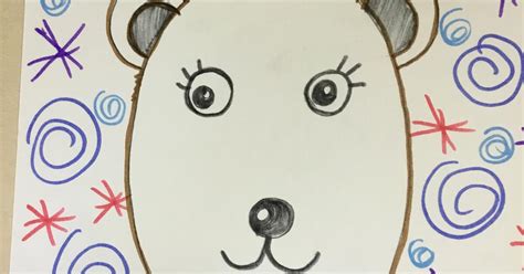 Малюємо білого ведмедика