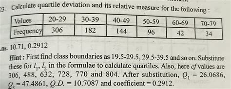 Calculate Quartile Deviation And Its StudyX