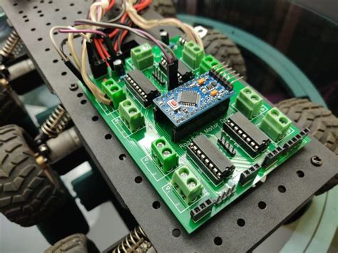 arduino motor shield pcb v1 4 motors at once open electronics open electronics