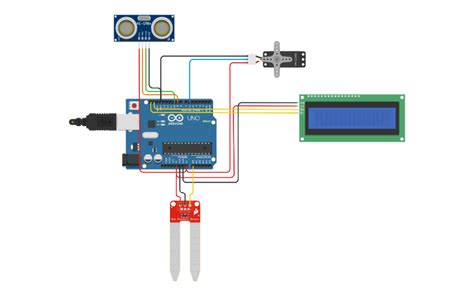 Circuit Design Wet And Dry Segregator Tinkercad