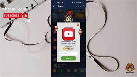 Find Hidden Code Watch Bums Show Episode 27 Bums YouTube Video Code YouTube