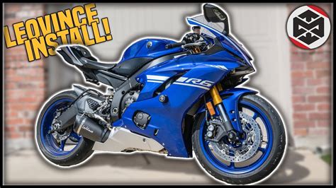 Leovince Full Exhaust System Install And Sound Test Yamaha R6 Youtube