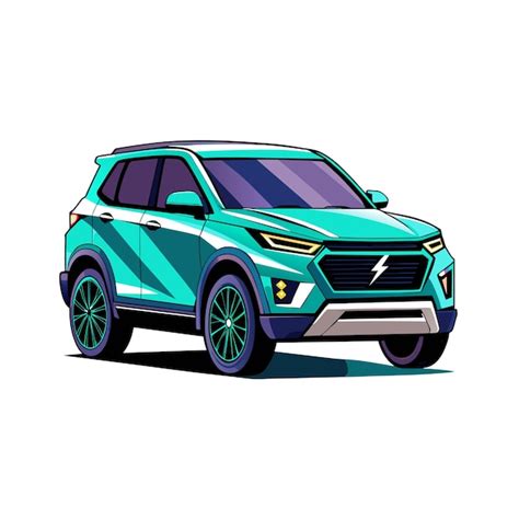 Realistic Car Vehicle Vector Illustration Concept Premium Vector