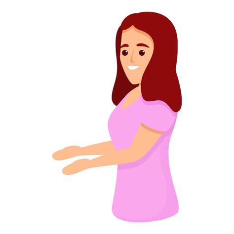 Premium Vector Problem Solving Girl Icon Cartoon Of Problem Solving Girl Vector Icon For Web