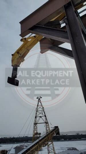 2005 Car Hoe Oh Bh Railcar Gantry Backhoe Rem 1480 Ch Rail Equipment