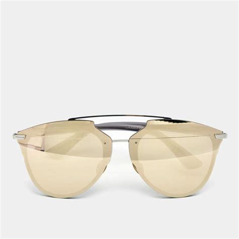 Dior Light Gold 010sq Reflectedp Mirrored Sunglasses Dior The Luxury