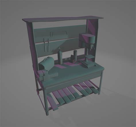 Stl File Rust Tier 2 Workbench 🧸 Obj ・3d Printer Model To Download・cults